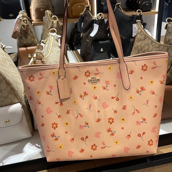 Coach | Bags | Coach City Tote With Mystical Floral Print Coach ...